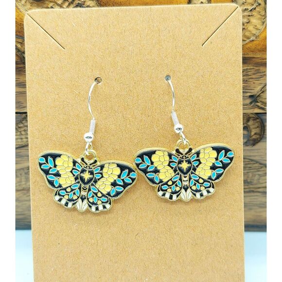 Jewelry | Whimsical Moth Earrings Cottagecore Fairycore Naturecore Boho ...